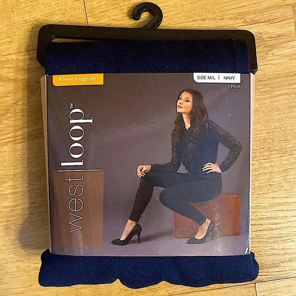 west loop | Accessories | New West Loop Fleece Lined Leggings Size Ml ...